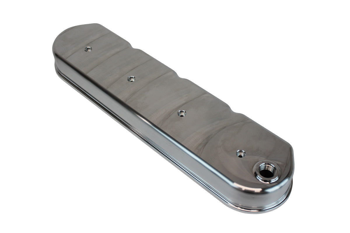 LS Valve Covers Black Anodized Pocketed - SS Manufacturing
